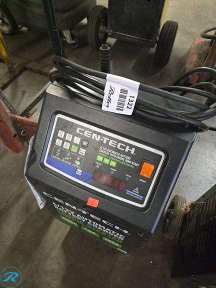 Cen-Tech 612V Automatic Battery Charger With Engine Jump Start - Roller ...