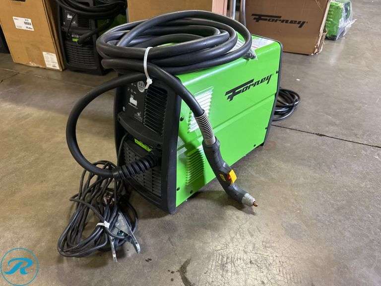 Forney 250P Plasma Cutter with Cables and Torch, 120V, 12 Amps - Roller ...