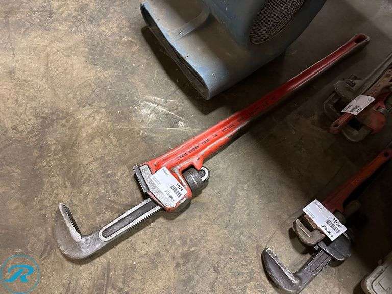 Ridgid 48" Pipe Wrench - Roller Auctions