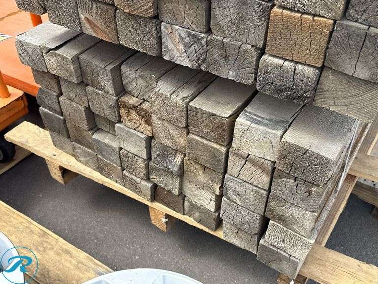 (2) Bundle of Wooden Beams, Approximately 97 in Long - Roller Auctions