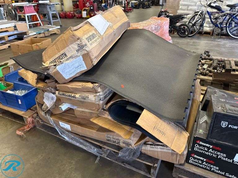Pallet of SportSmith Treadmill Mats - Roller Auctions