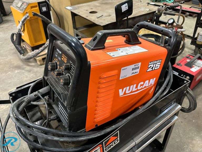 Vulcan MigMax 215 Mig Welder With Matco 3-Drawer Tool Cart, 208V ...