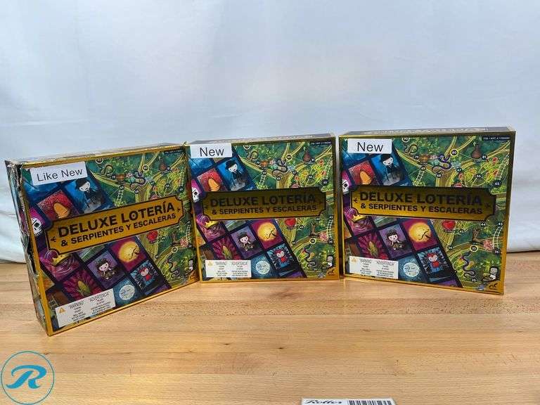 (3) Deluxe Loteria Board Game - New/Like New - Roller Auctions