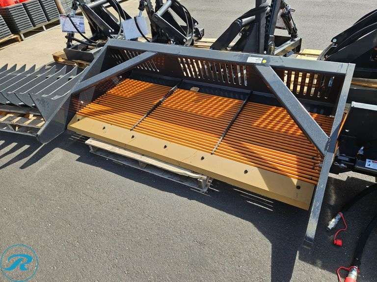 New Land Honor RSB-14-80W Rock Screening Bucket Attachment to Fit Skid ...