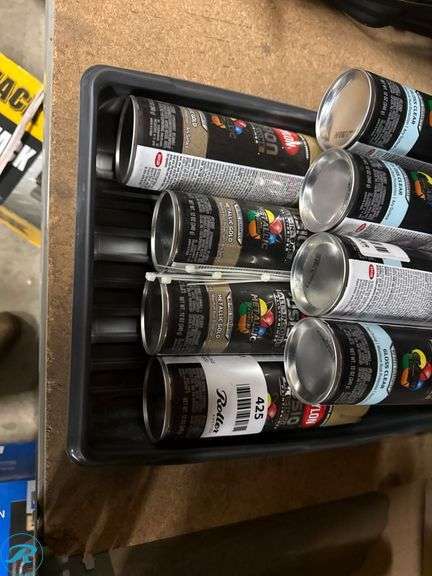 Krylon Spray Paint Cans Including Tough Coat and Fusion, (11) Total ...