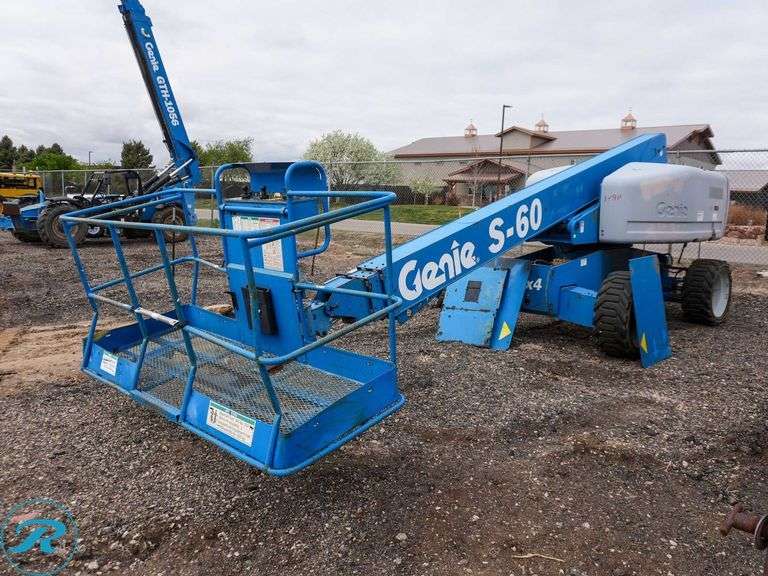 2003 Genie S-60 4x4 Telescopic Boom Lift - Roller Auctions