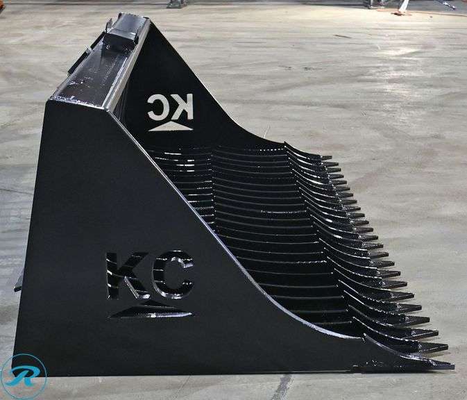 New Kit Containers Skeleton Bucket to Fit Skid Steer Loader, High Sides ...