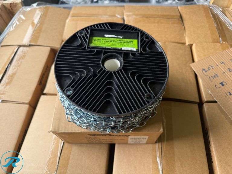 (4) Forney 70421 Zinc-Plated Double Loop Chain (9×100) 1.2 Kg Reel ...