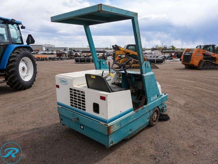 Tennant 235 Ride-On Sweeper, Propane Powered, HRS: 355, S/N: 2351541 ...