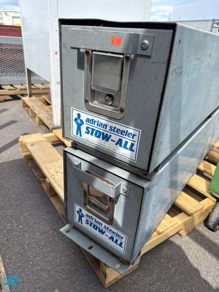 Adrian Steel Stow-All Metal Storage Drawers - Roller Auctions