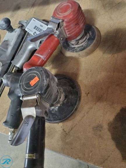 Assorted Pneumatic Tools Including Sanders and Impact Wrenches - Roller Auctions