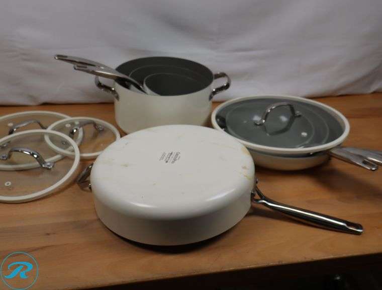 GreenPan Eras Ceramic Non-Stick 11-piece Cookware Set - Like New/ (1 ...