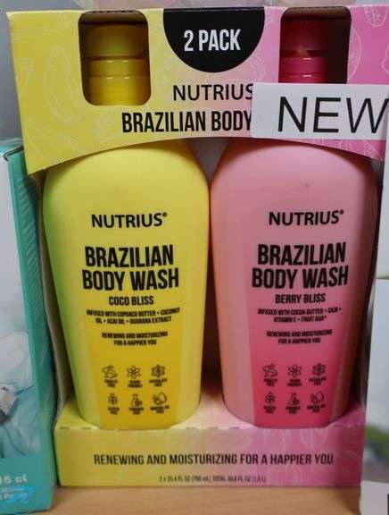 (20) 1oz Goat Milk Hand Cream, (2) Nutrius Body Wash, (3) Nutrius Body ...
