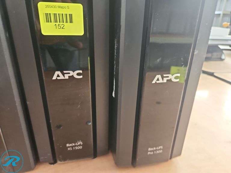 (3) APC Battery Back-ups: XS 1500, 1500 and PRO 1300 - Roller Auctions