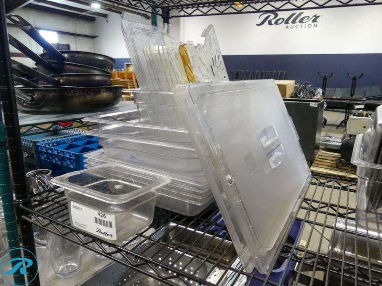 (8) Plastic Inserts And Lids - Roller Auctions