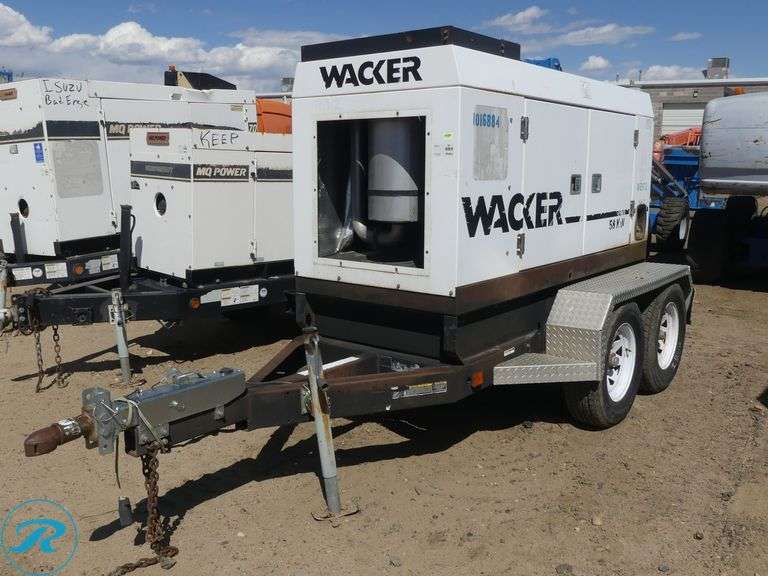 2007 Wacker Neuson G70 Towable Generator - Roller Auctions