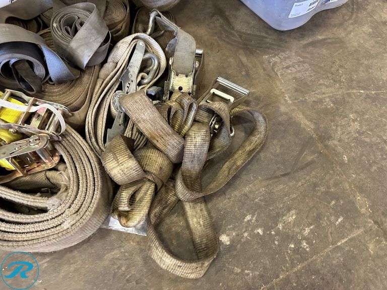 Assorted Rigging Slings and Ratchet Straps - Roller Auctions
