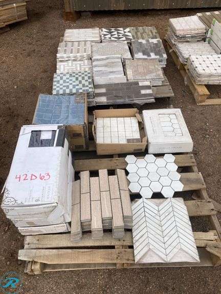 (1 Pallet) Assorted Wall Tiles Mosaic Tiles - Roller Auctions