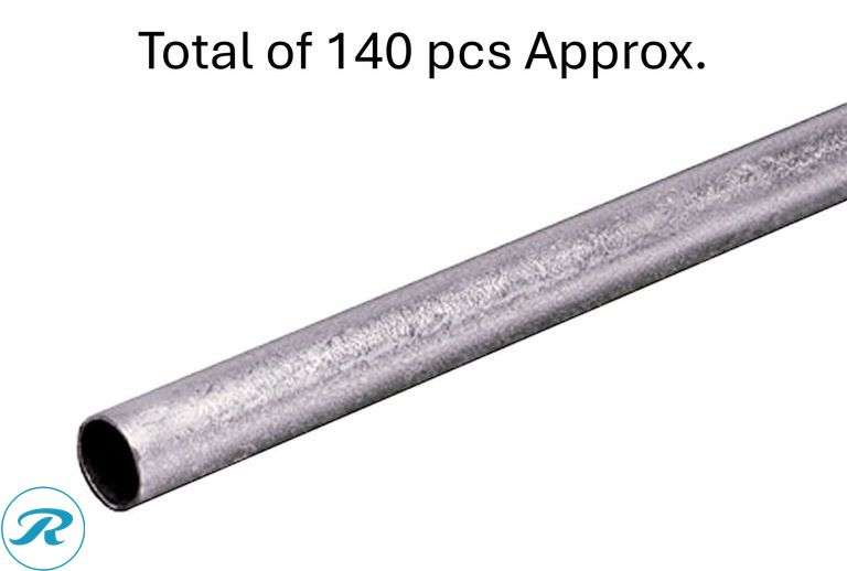 (140 pcs) New- Assorted 10-ft Metallic EMT Conduit (Approx 140 Pcs ...