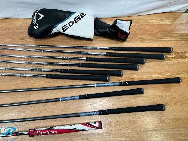 Callaway Edge Regular Flex 10-piece Golf Club Set, Right Handed - Used ...