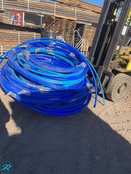 (1100 sq ft) Poly Pipe 1" CTS 250 PSI NSF Poly Pipe in Blue 1100 sq ft ...