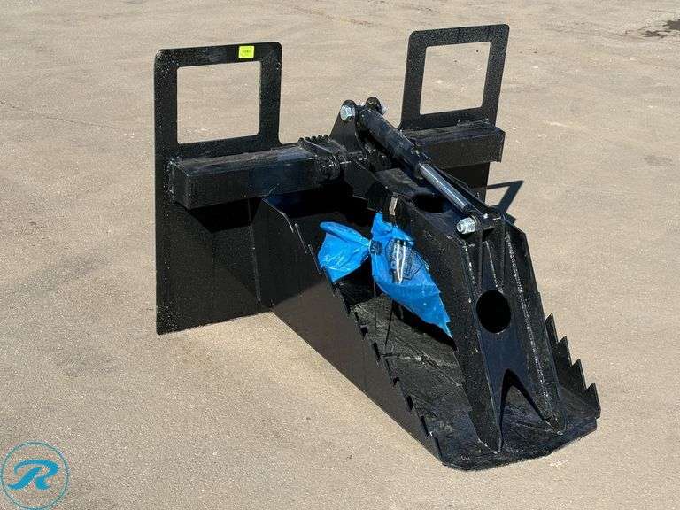 New Kit Containers Hydraulic Spade Grapple Attachment to Fit Skid Steer ...