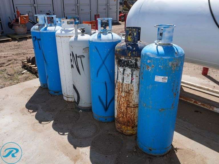(10) 100Lb Propane Bottles, Empty - Roller Auctions