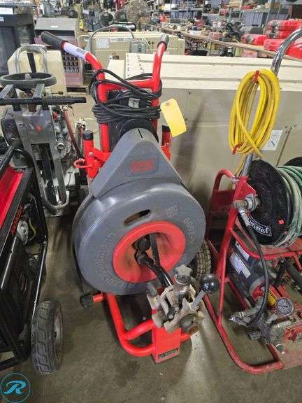 Ridgid 71722 Drum Machine Model K7500 with Cable Reel and Stand ...