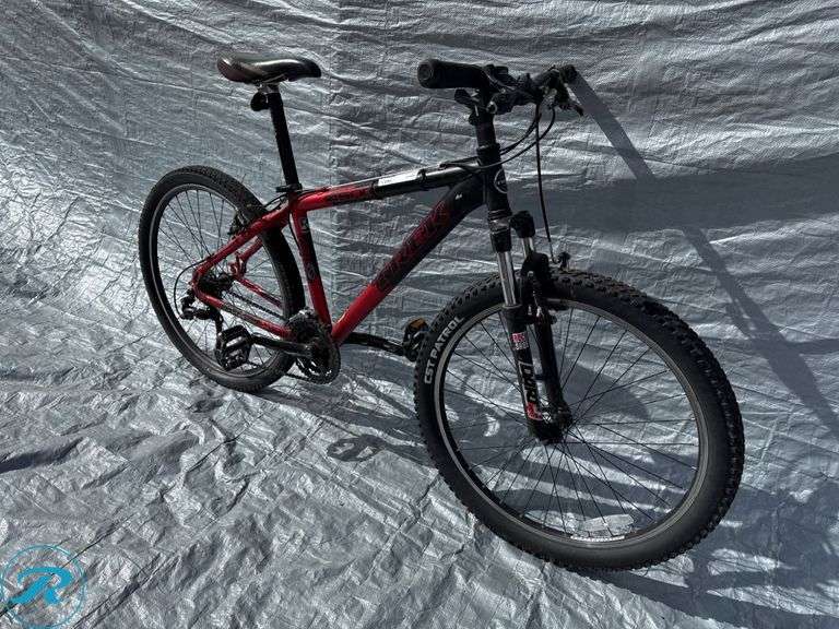 Trek 4300 Front Suspension Mountain Bicycle, Red and Black Finish ...