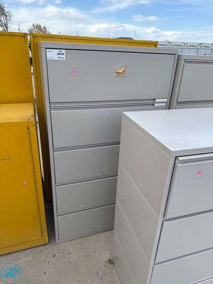 (5) Lateral Filing Cabinets - Roller Auctions