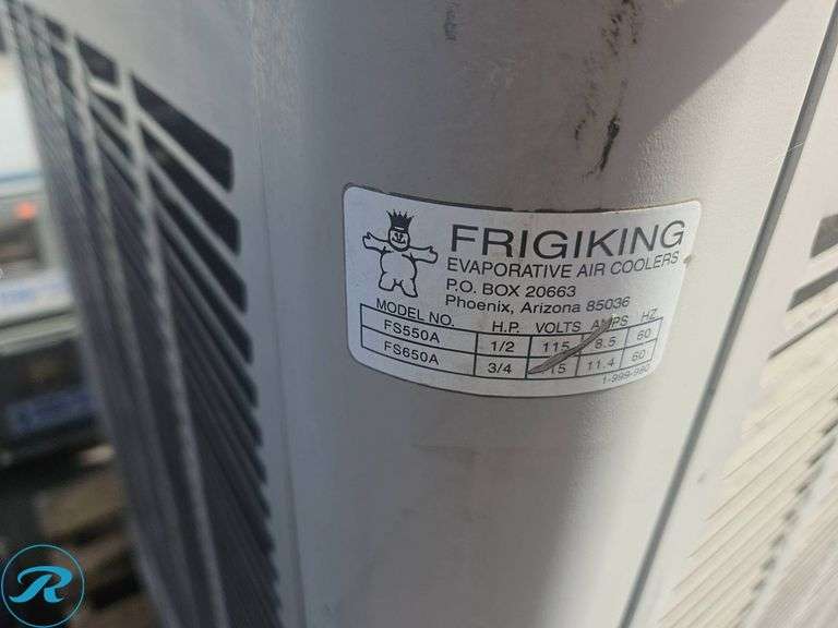 Frigi-king Evaporative Air Cooler Model FS550A, Electric - Roller Auctions