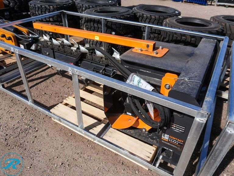 New Wolverine TCR-12-48H Hydraulic Trencher Attachment To Fit Skid ...