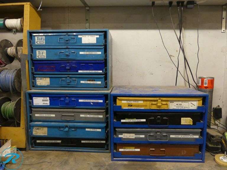 (3) Parts Sorters With Contents - Roller Auctions