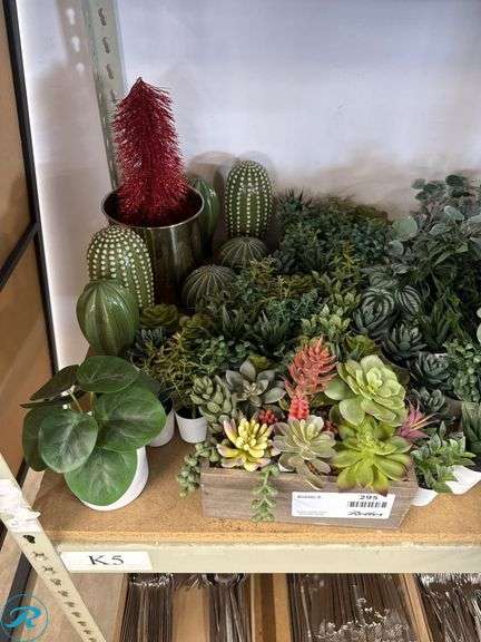 Assorted Artificial Plants and Greenery Collection - Roller Auctions