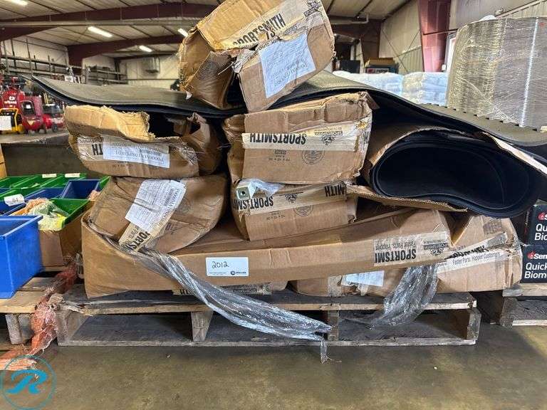 Pallet of SportSmith Treadmill Mats - Roller Auctions