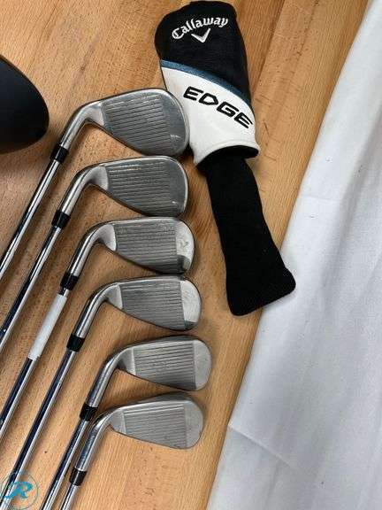 Callaway Edge Regular Flex 10-piece Golf Club Set, Right Handed - Used ...