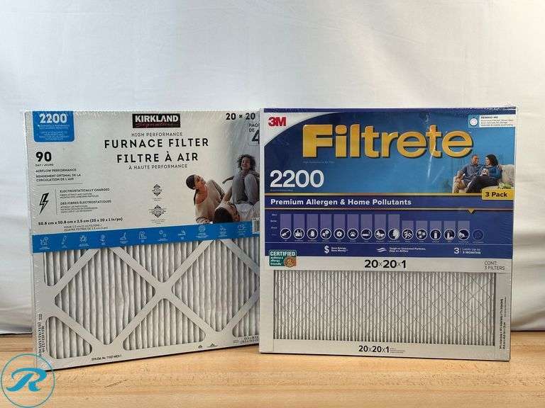 (7)Assorted Air Filters 20x20x1-New - Roller Auctions