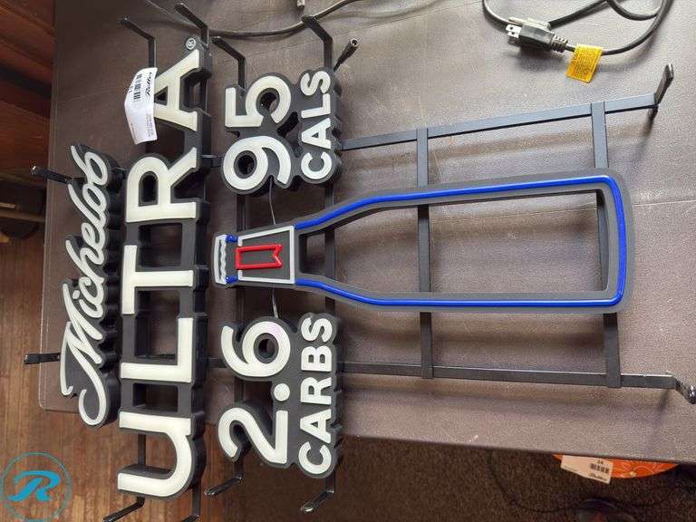 Michelob Ultra Lighted Sign (Missing Power Cord) - Roller Auctions