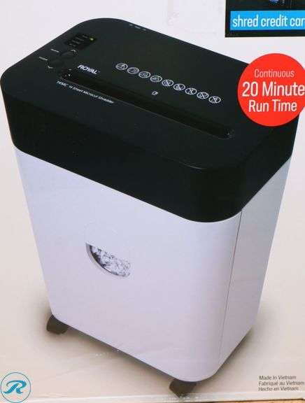 Royal Microcut Paper Shredder, 14 Sheet - Like New/Tested Works ...