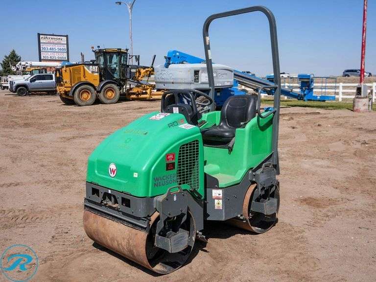 2018 Wacker Neuson RD12A Ride-On Vibratory Roller - Roller Auctions