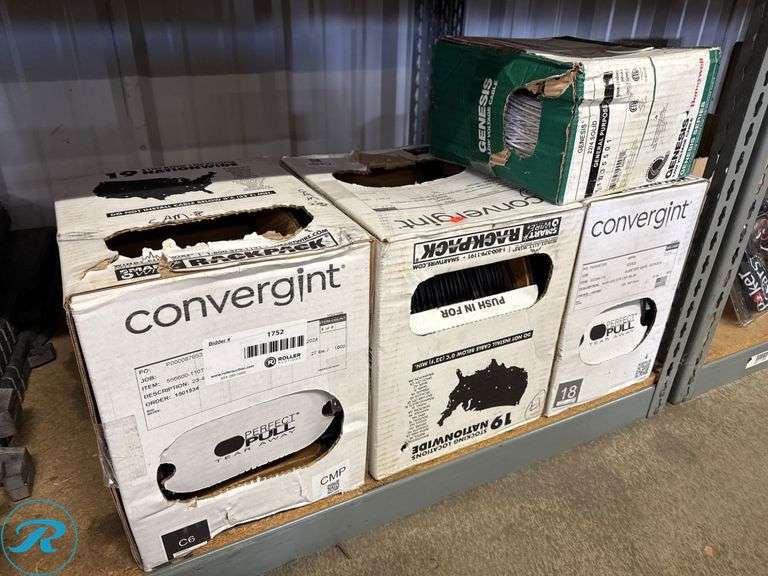 Convergint and Genesis Low-Voltage Cable Inventory - Roller Auctions