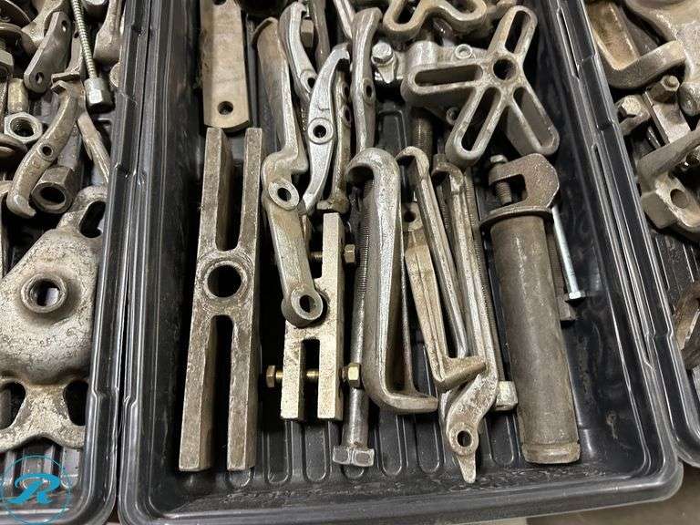 (3) Trays of Assorted Pullers and Slide Hammer - Roller Auctions
