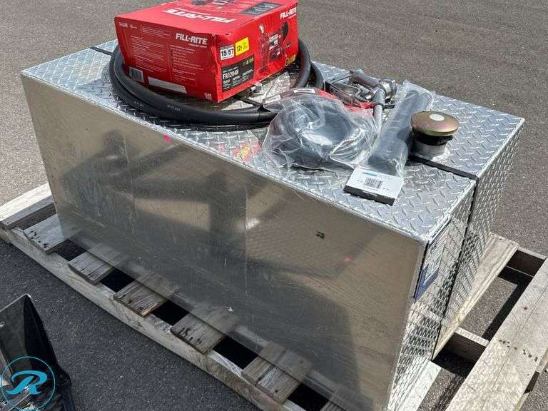 JME Ellsworth Refueling Tank with Fill-Rite FR1204H 12-Volt Fuel ...