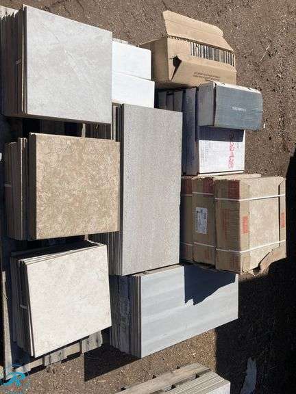 (2 Pallets) Assorted Tile, Ceramic Flooring Tile - Roller Auctions