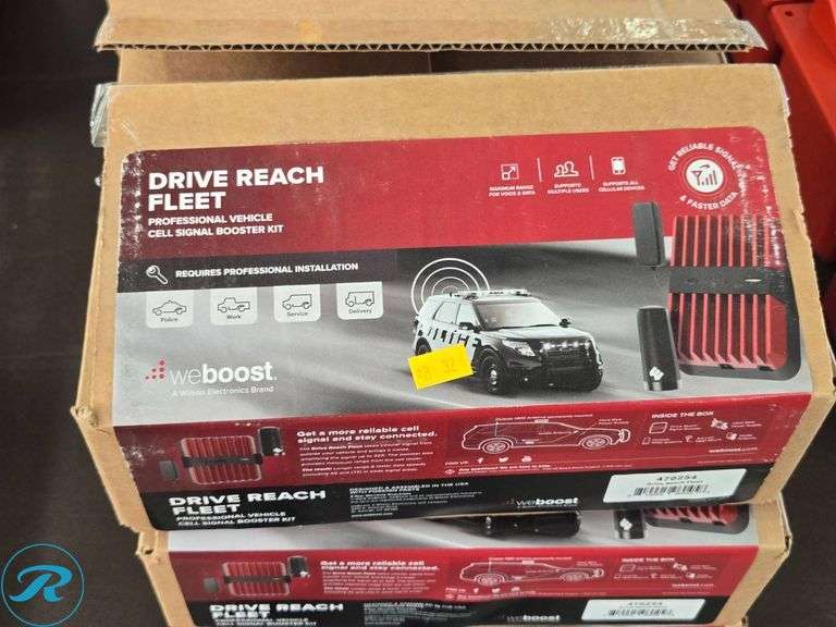(3) WeBoost Drive Reach Fleet Professional Vehicle Cell Signal Booster ...