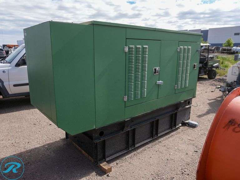 1999 Generac 99A 06305 S Skid-Mounted Generator, 120/240V, 120.2A, 60 ...