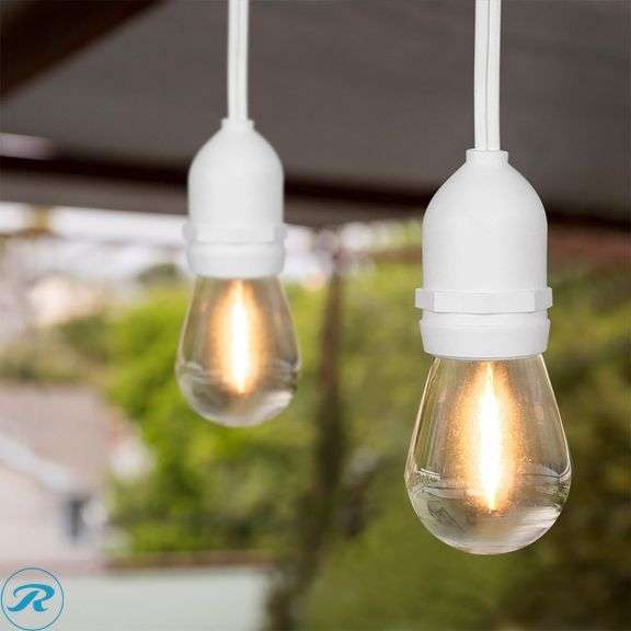 (3) Feit Electric 48' LED Filament String Light Set - New - Roller Auctions