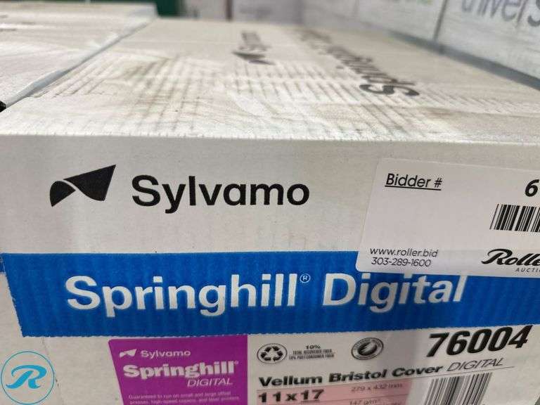 Pallet of Sylvamo Springhill Digital Vellum Bristol Cover Paper, Pink ...