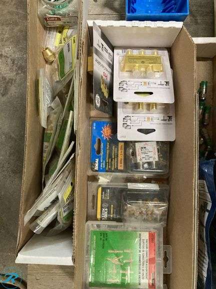 Pallet of Assorted Electrical Supplies (Lights, Fuses, Electrical Panels, etc) (1 Pallet ...