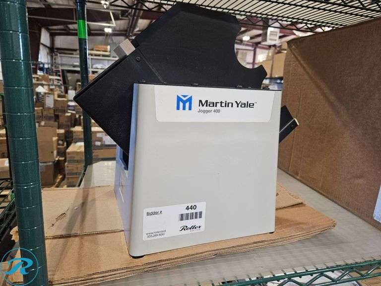 Martin Yale Model 400 Tabletop Jogger - Roller Auctions